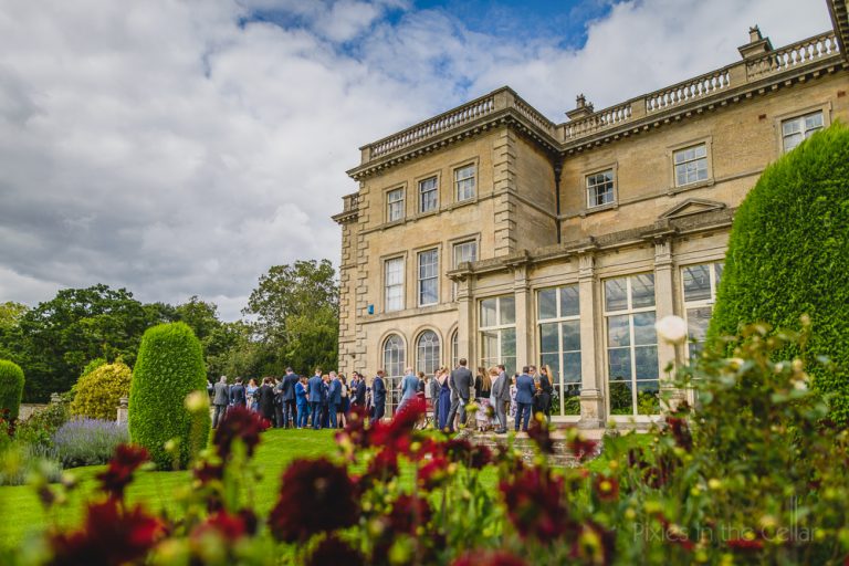 Outdoor wedding ceremony at Prestwold Hall - Pixies in the Cellar